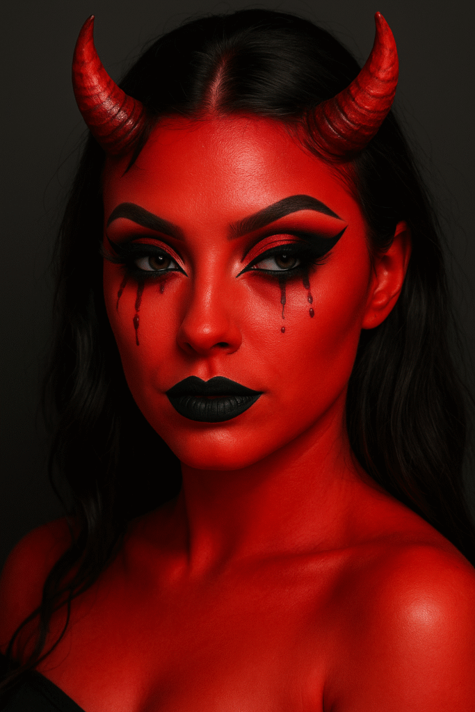 How To Do Devil Makeup: Step-by-Step Guide For Beginners | Streakblogs ...